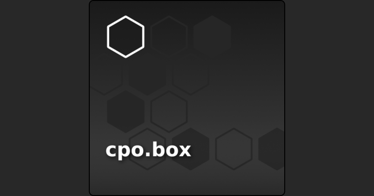 cpo.box - Profile | .box